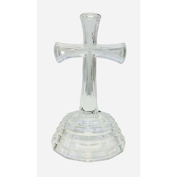 DePlomb | Accents | Vintage Deplomb Leaded Usa Crystal Glass Cross ...